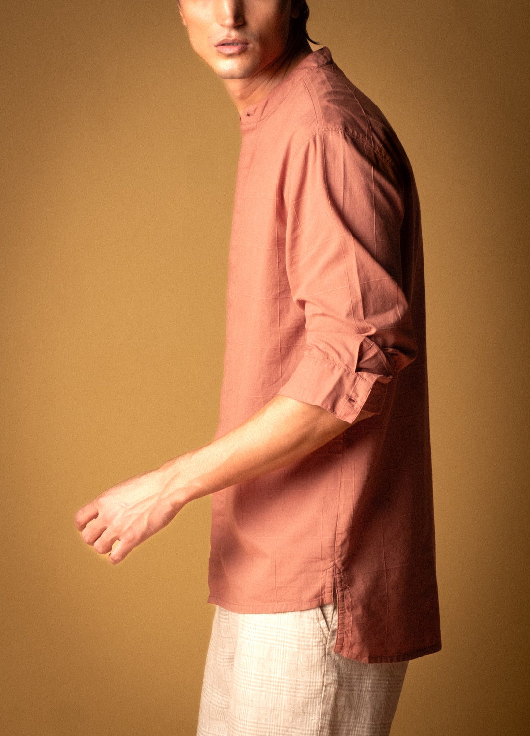 Cedar Mandarin Shirt-Shirts